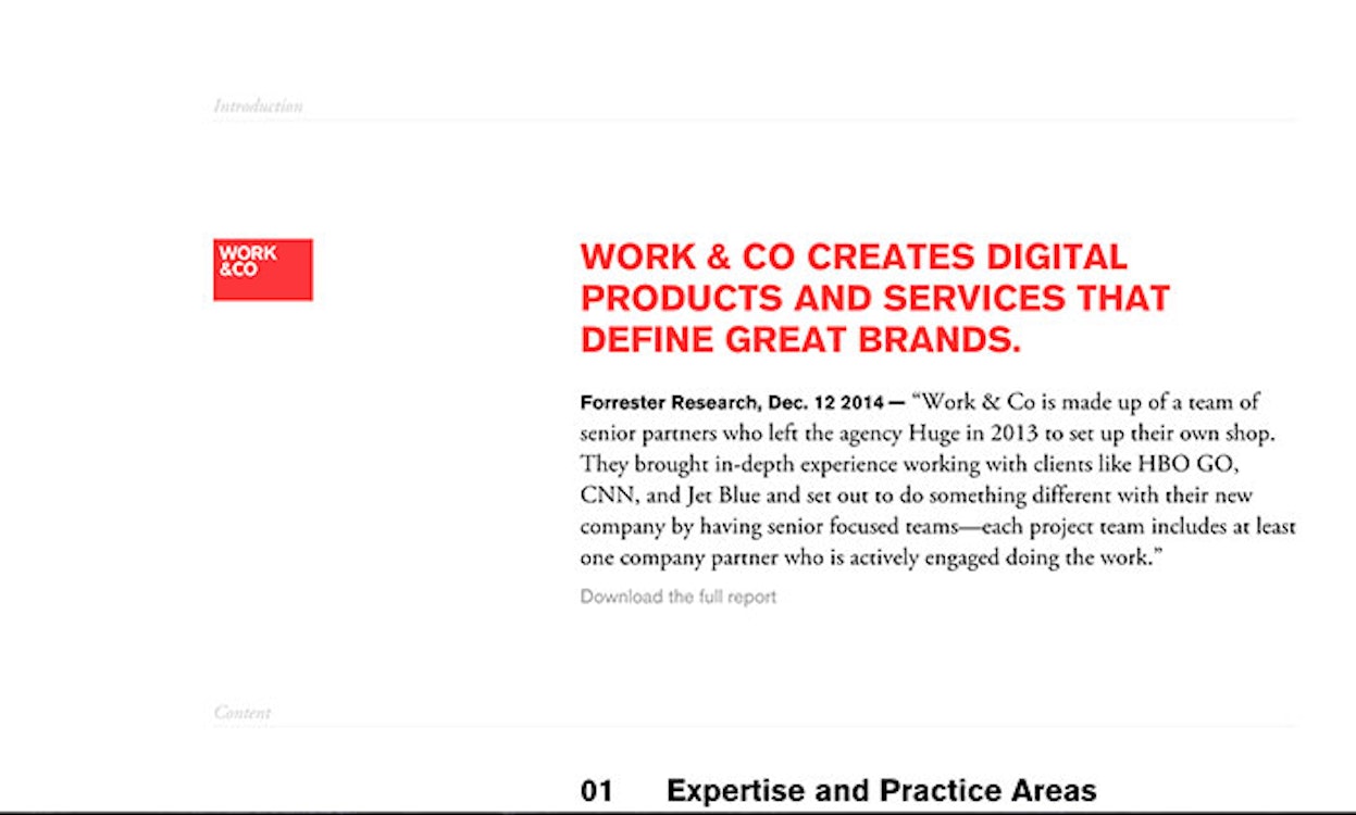 Work and Co | Admire The Web