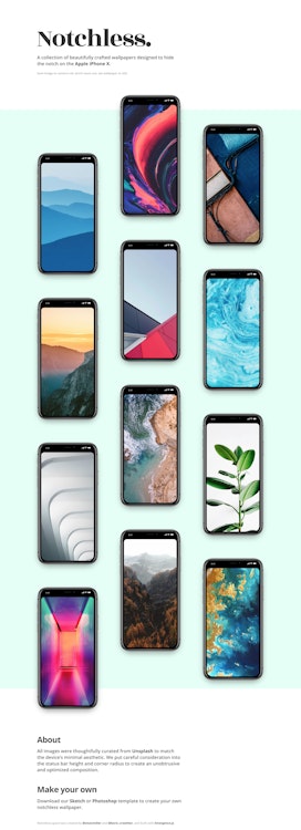 Notchless | Admire The Web