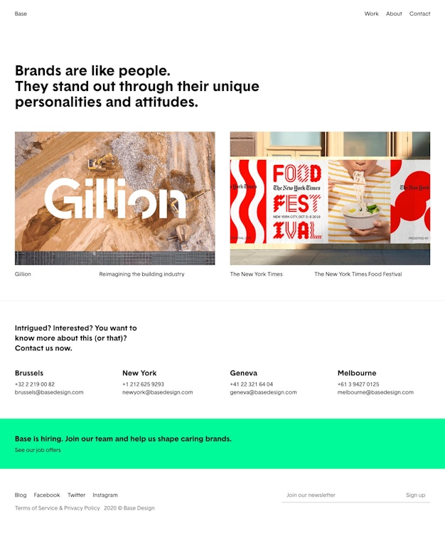 Base Design | Admire The Web