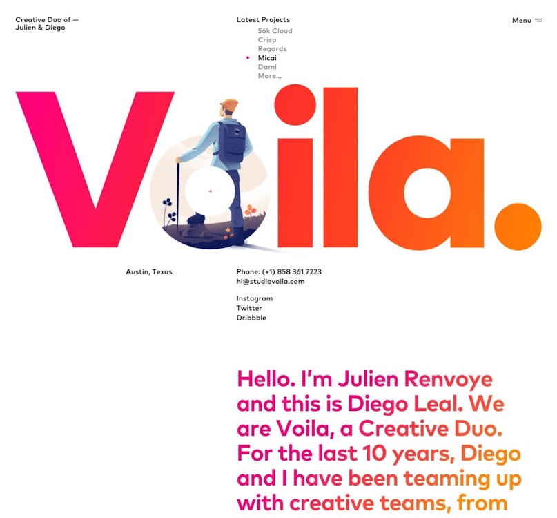 Studio Voila | Admire The Web