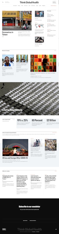 Think Global Health | Admire The Web