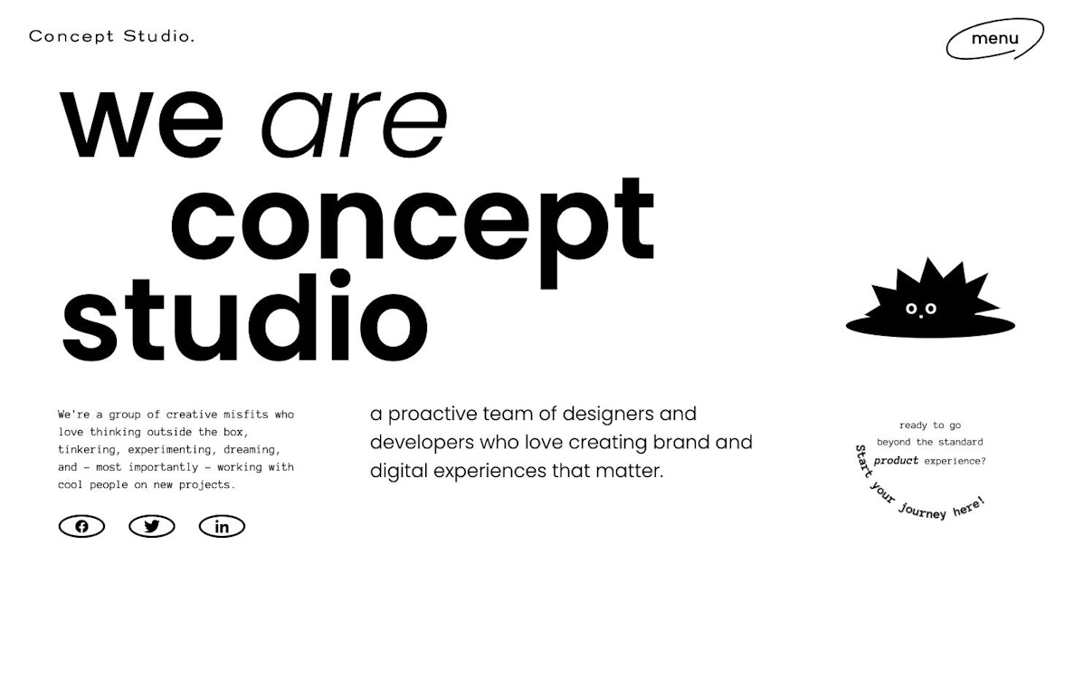 Concept Studio | Admire The Web