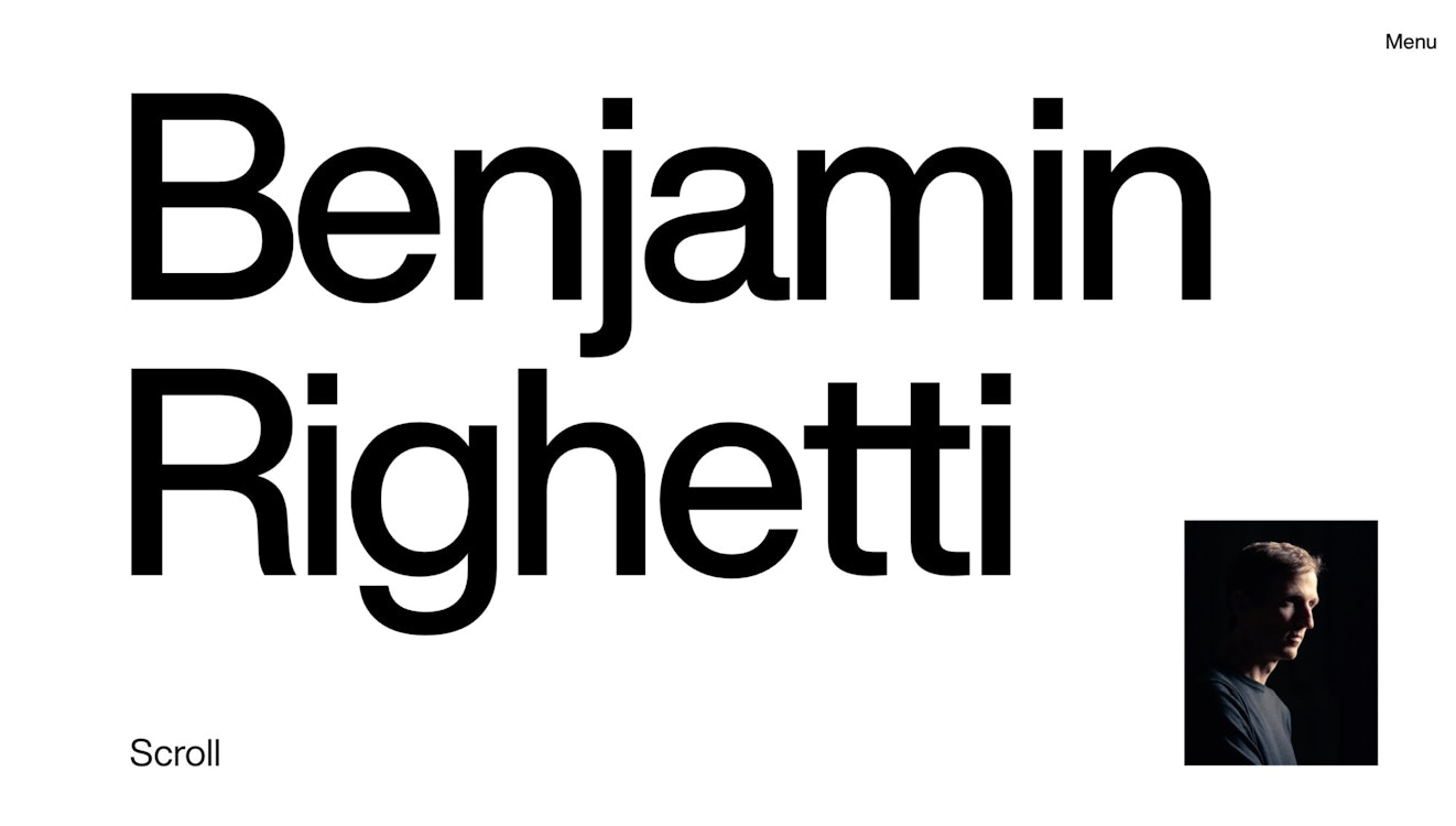 Benjamin Righetti | Admire The Web