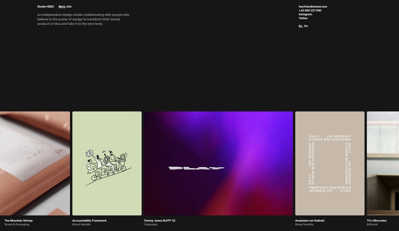 Studio Heed | Admire The Web