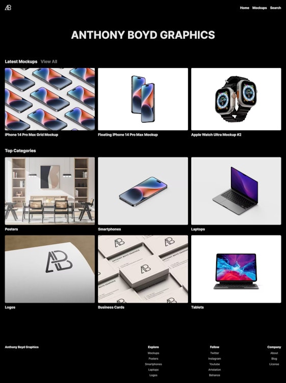 Anthony Boyd Graphics | Admire The Web