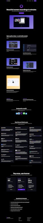 Screen Studio | Admire The Web