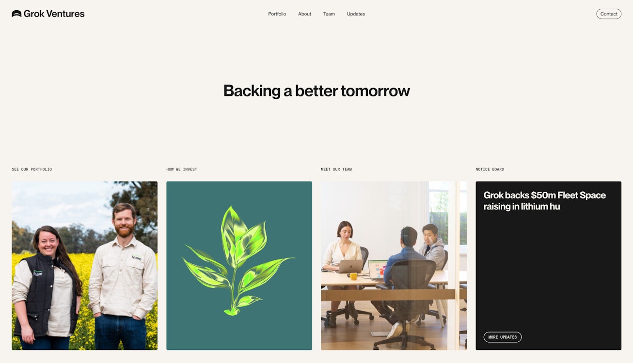 Grok | Admire The Web